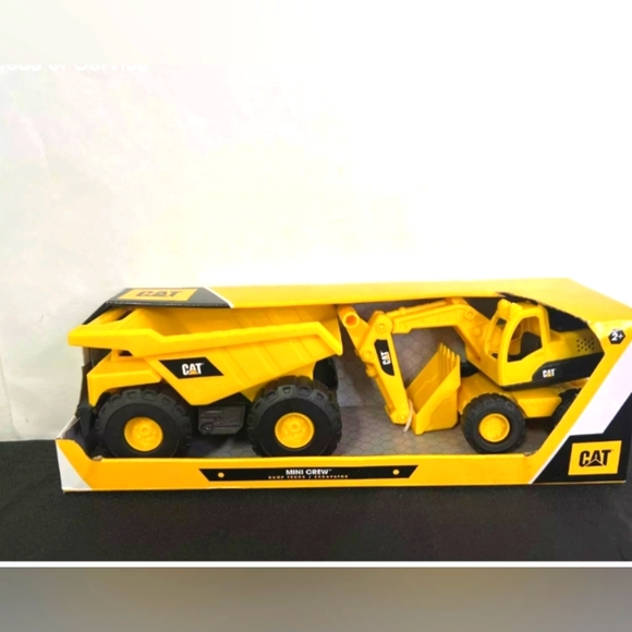 Caterpillar | Toys | Cat Mini Crew Dump Truck Wheel Loader Caterpillar ...